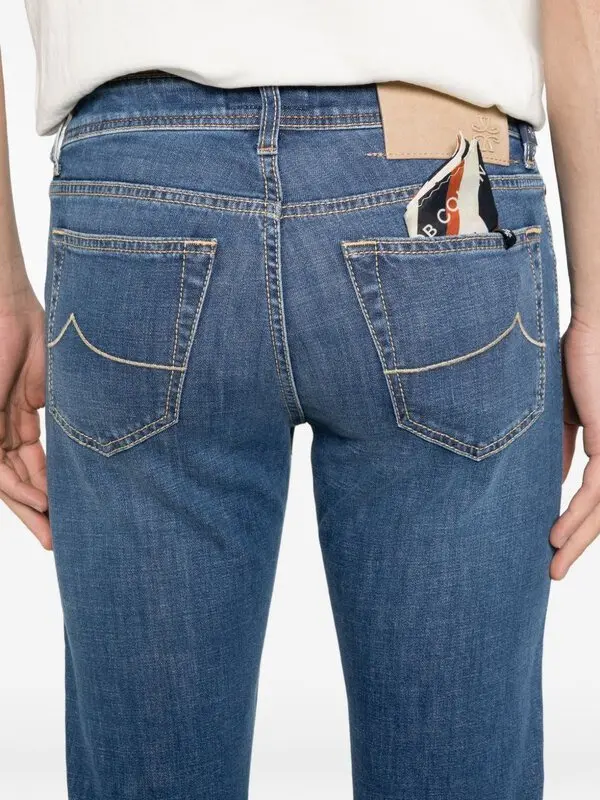 Jacob Cohen Slim Fit Five-pocket Jeans - Blue
