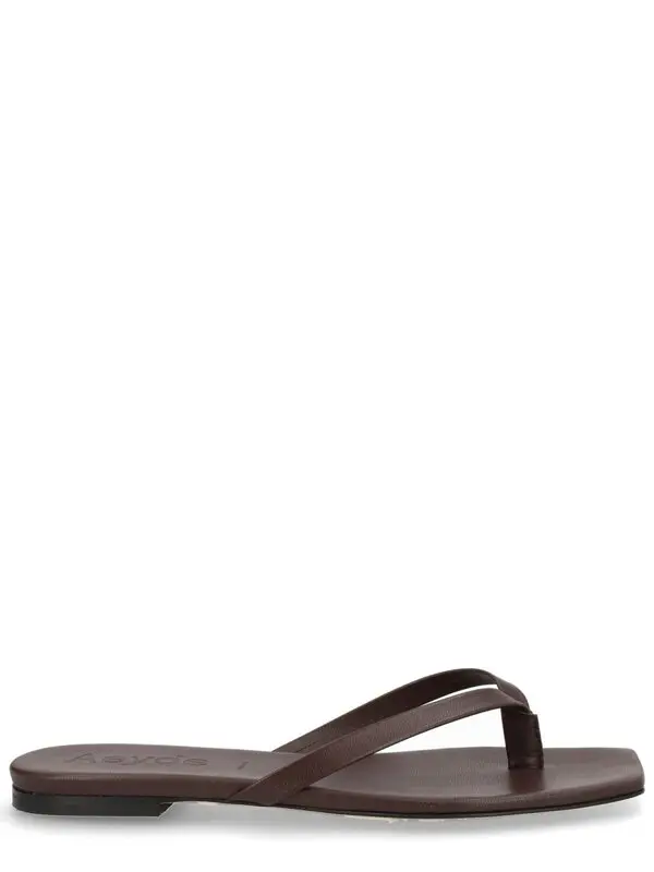 AeydĒ Renee Leather Sandals - Brown