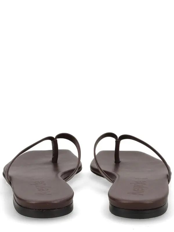 AeydĒ Renee Leather Sandals - Brown
