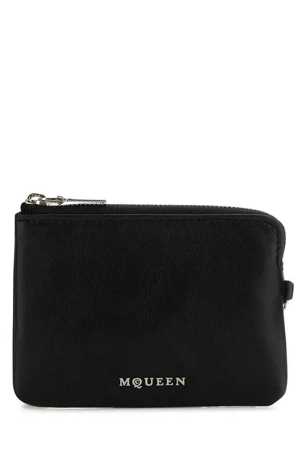 Alexander McQueen Leather Sling Card Holder