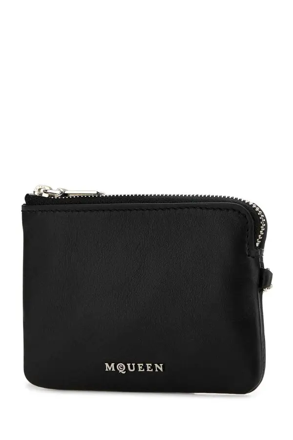 Alexander McQueen Leather Sling Card Holder