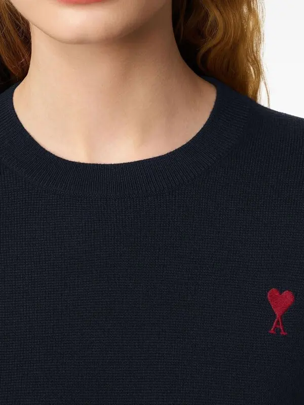 AMI Paris De Coeur Wool Sweater