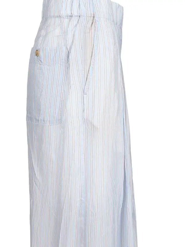 Dries Van Noten Striped Wide-leg Trousers - Blue