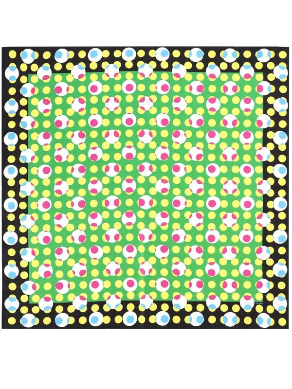 Dries Van Noten Square Silk Scarf - Multicolor
