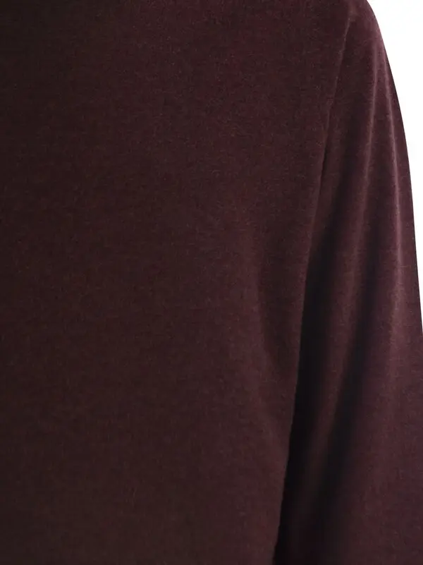 Brunello Cucinelli Cashmere Turtleneck Sweater With Contrast Cuff Detail - Multicolor