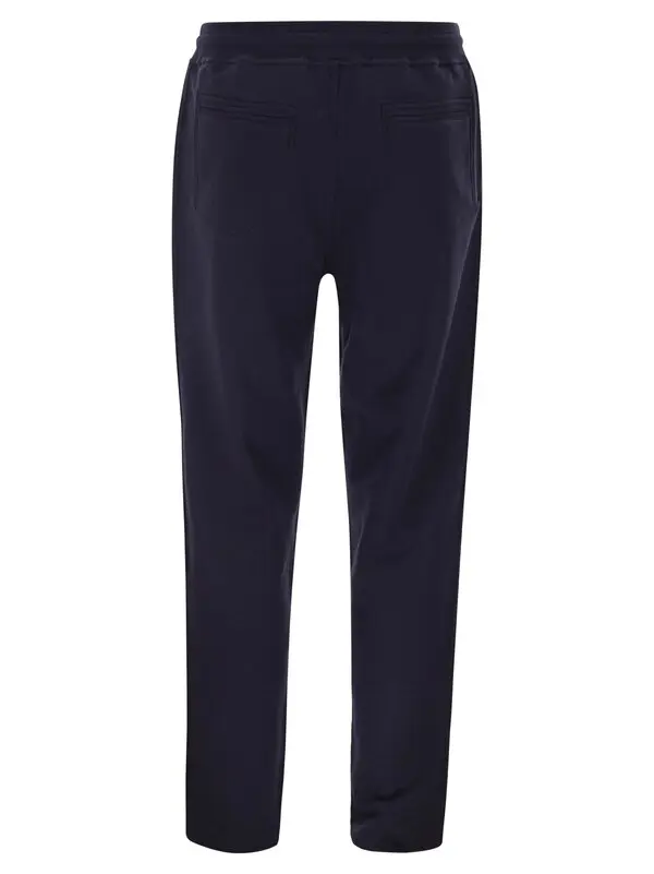 Brunello Cucinelli Techno Cotton Fleece Trousers