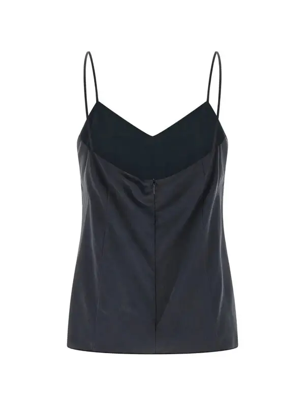 Max Mara Silk Canvas Top