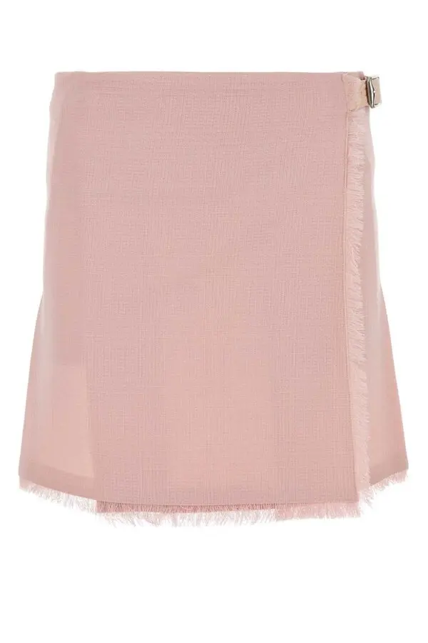 Burberry Wool Mini Skirt - Pink