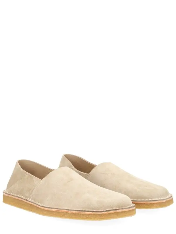 LEMAIRE Slip-on Moccasins - Cream