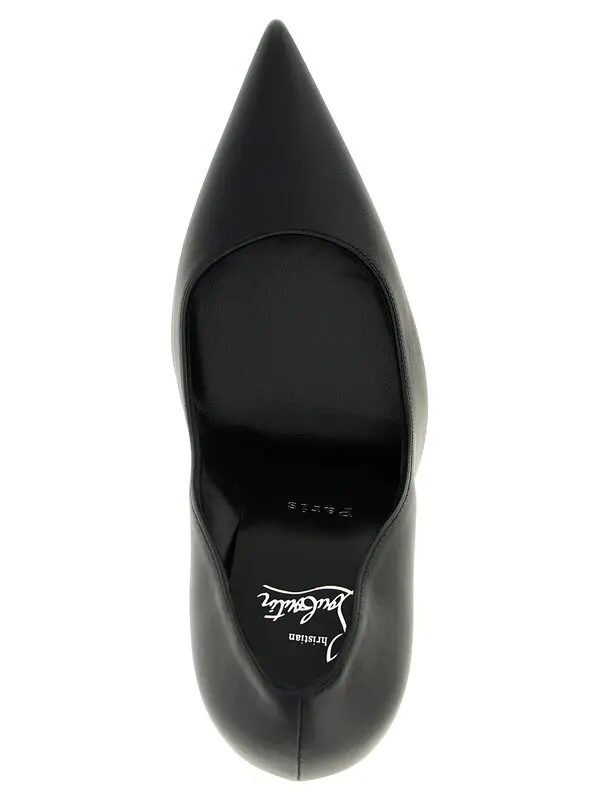 CHRISTIAN LOUBOUTIN Miss Z Nappa Leather Pointed-toe Stiletto Pumps - Black