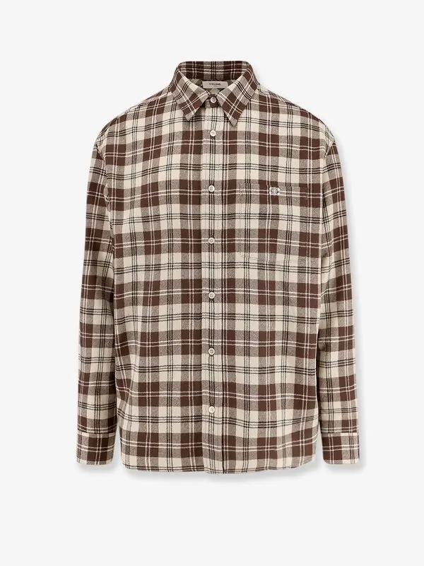 Celine Madras Wool Shirt - Multicolor
