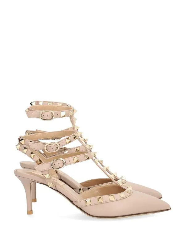 Valentino Garavani Rockstud Pumps With Straps - Multicolor