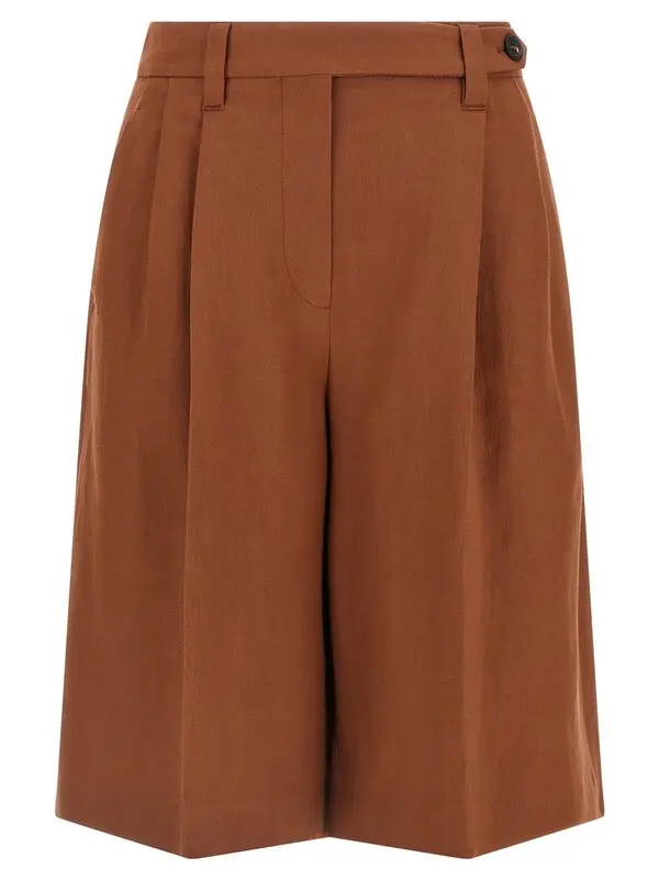 Brunello Cucinelli Sartorial Bermuda Shorts - Brown