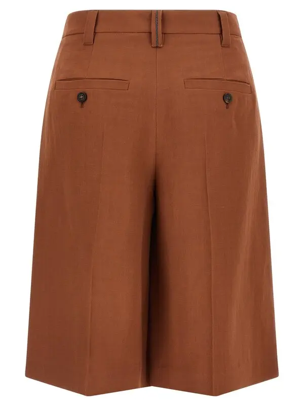 Brunello Cucinelli Sartorial Bermuda Shorts - Brown