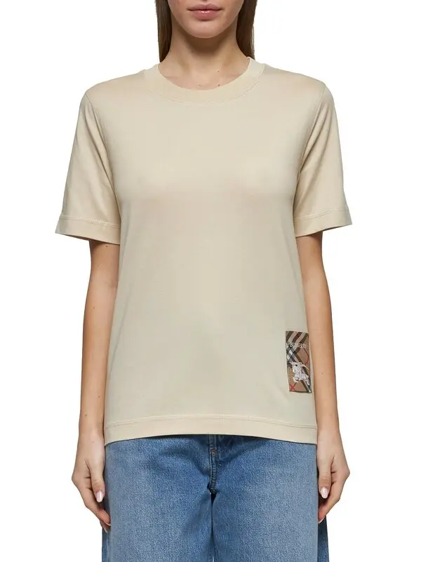 Burberry Cotton Crewneck T-shirt
