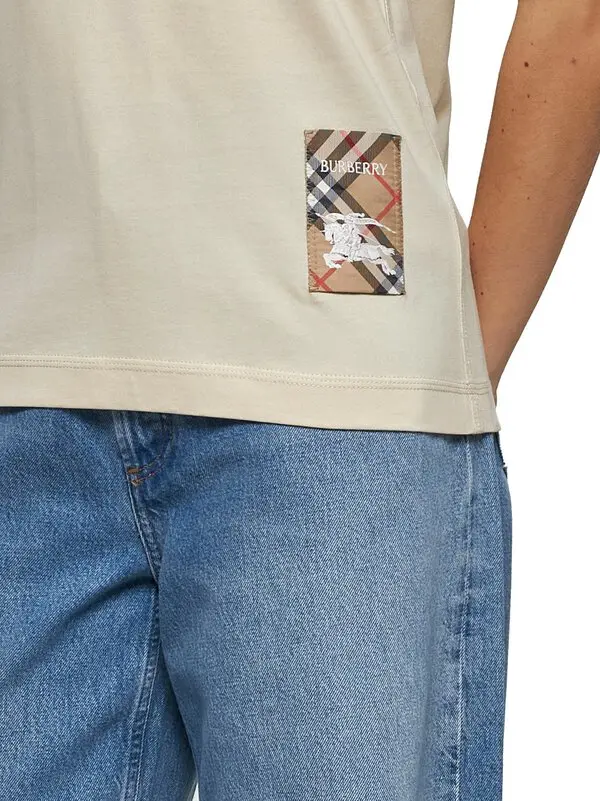 Burberry Cotton Crewneck T-shirt