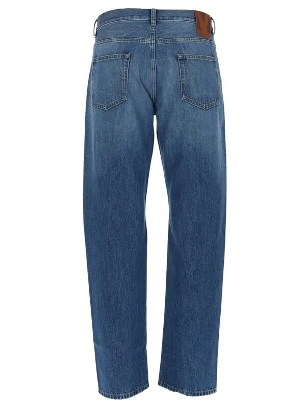 Valentino Garavani Jeans Cinque Tasche In Denim - Blue