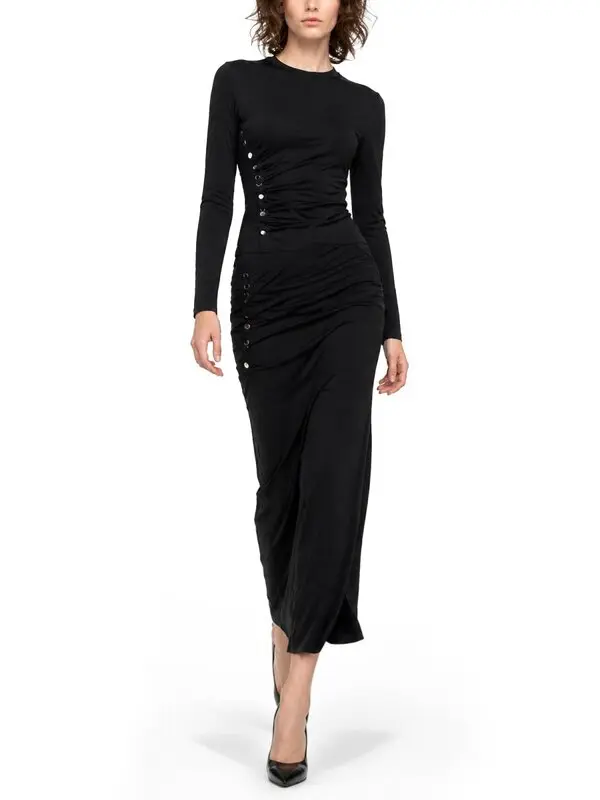 Rabanne Button Detail Top - Black