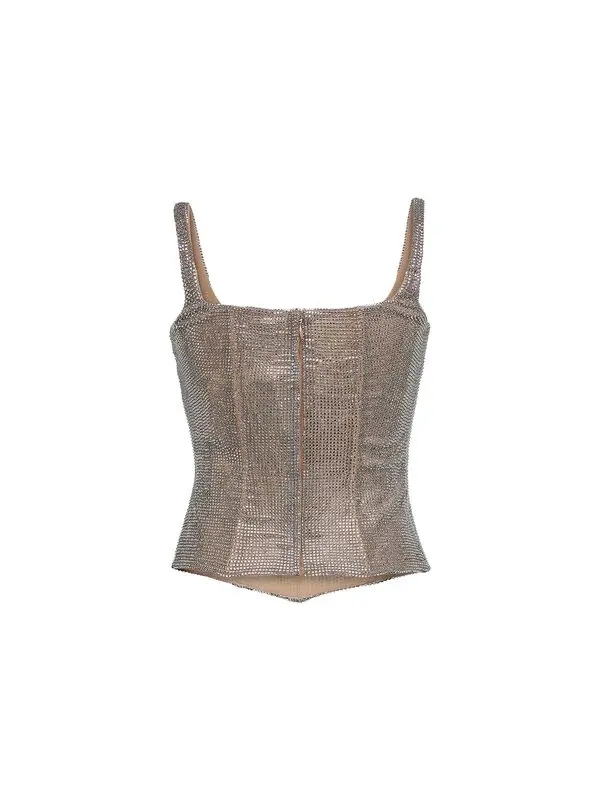 Giuseppe Di Morabito Crystal Embellished Bustier Top - Multicolor