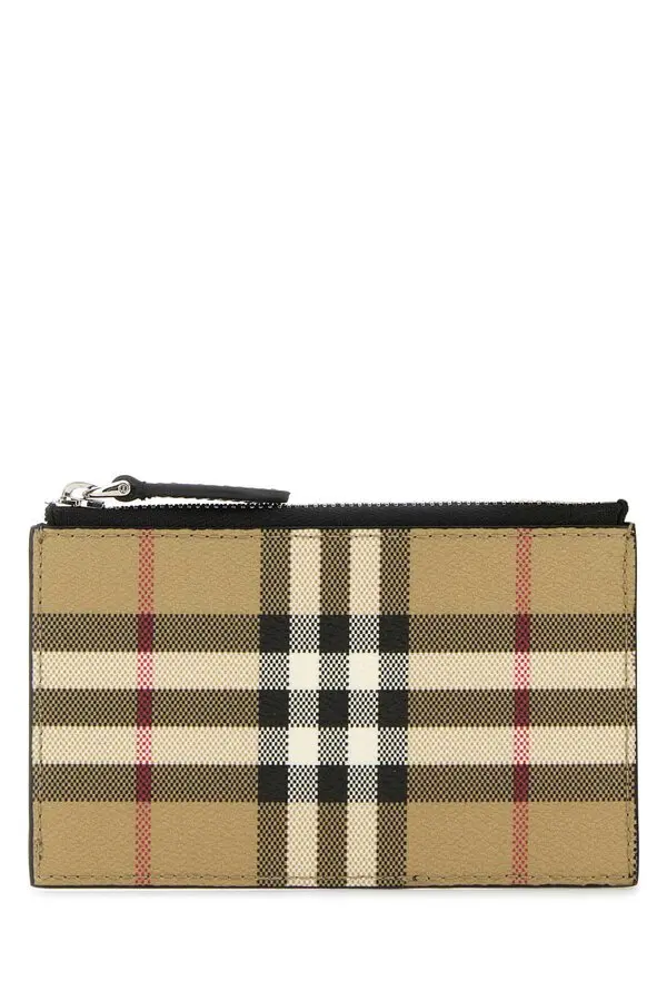 Burberry Printed Canvas Card Holder - Multicolor