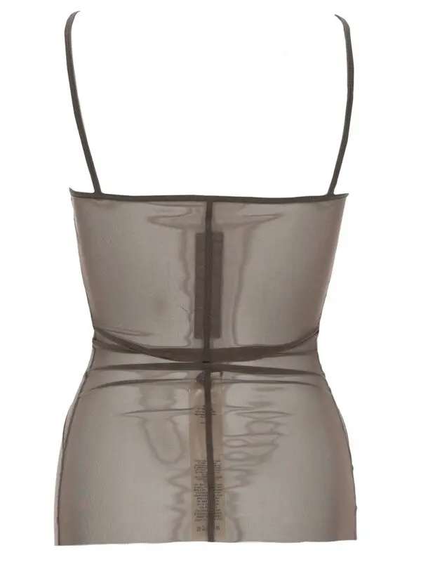 Rick Owens Asymmetrical Mesh Top