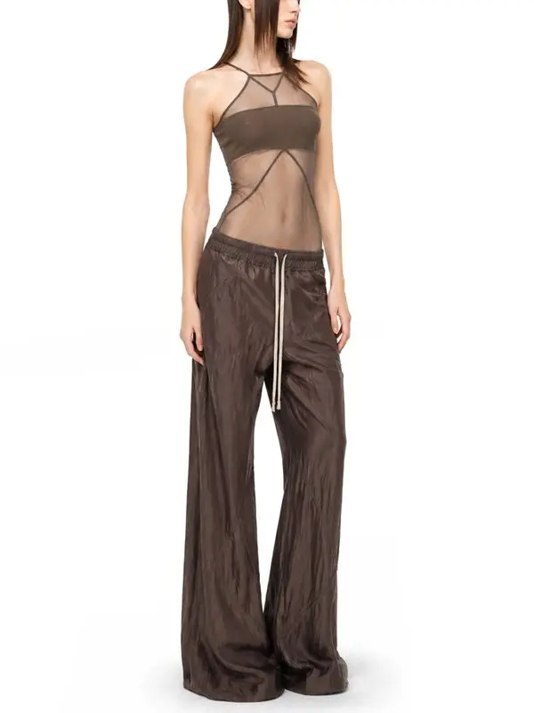 Rick Owens Asymmetrical Mesh Top - Multicolor