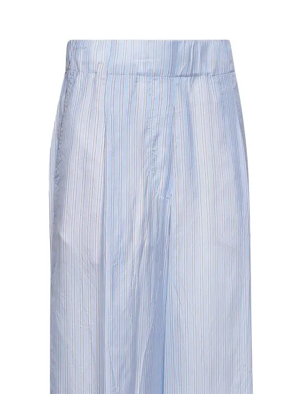 Dries Van Noten Striped Cupro Wide-leg Trousers - Multicolor