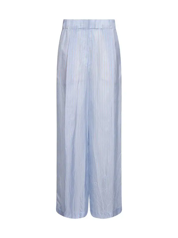 Dries Van Noten Striped Cupro Wide-leg Trousers - Multicolor