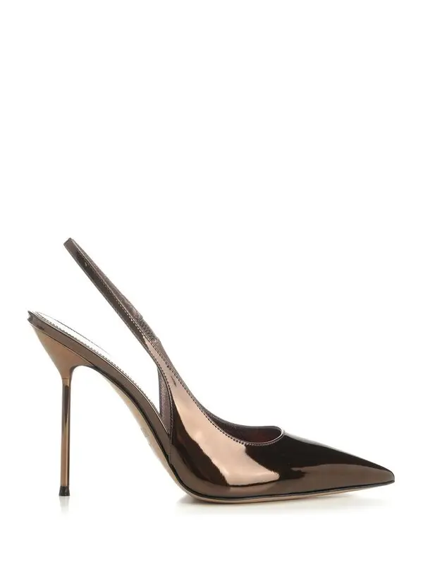 Paris Texas Lidia Slingback High Heel Pumps - Brown