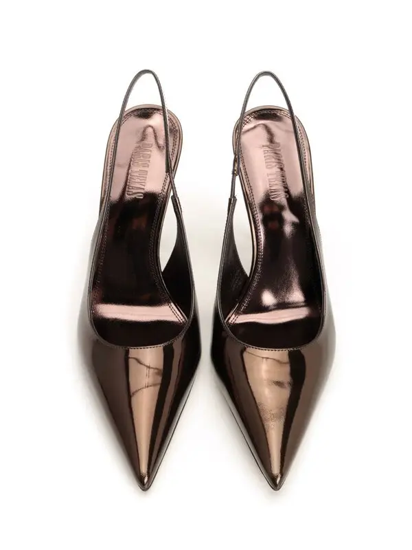 Paris Texas Lidia Slingback High Heel Pumps - Brown
