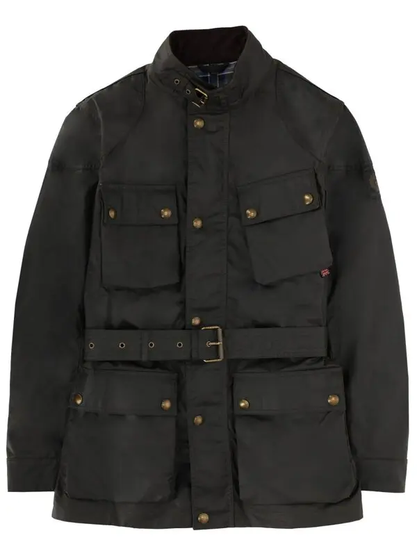 Belstaff Trialmaster Waxed Cotton Jacket - Black
