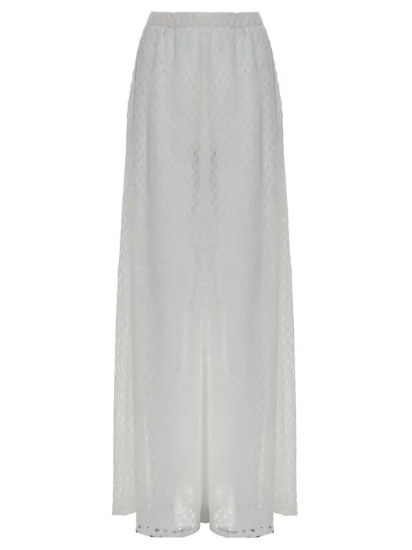 Missoni Viscose Palazzo Pants - White