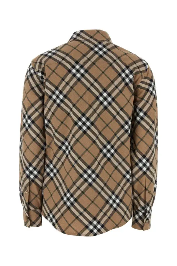Burberry Embroidered Polyester Blend Shirt