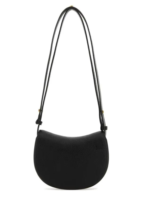 Burberry Leather Mini Rocking Horse Shoulder Bag - Black