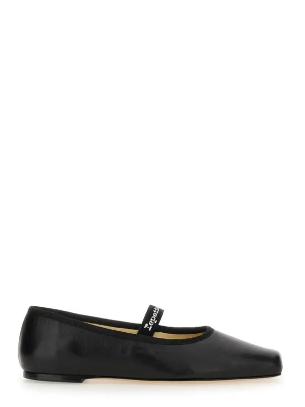 Repetto Ballerina Lisbeth Leather Flats - Black