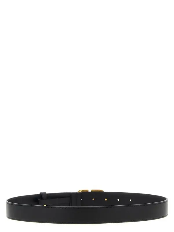 Valentino Garavani Vlogo Signature Belt - Black