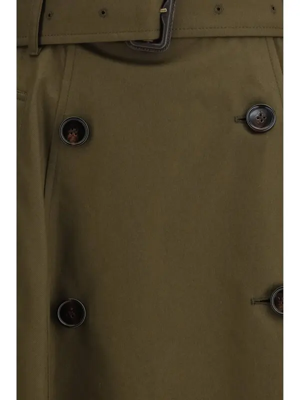 Burberry Trench Midi Skirt - Green