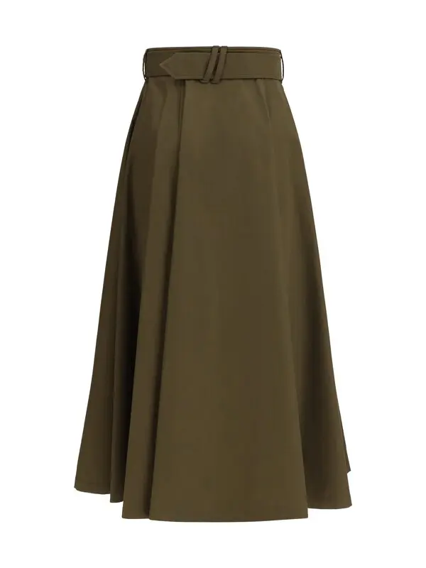 Burberry Trench Midi Skirt - Green