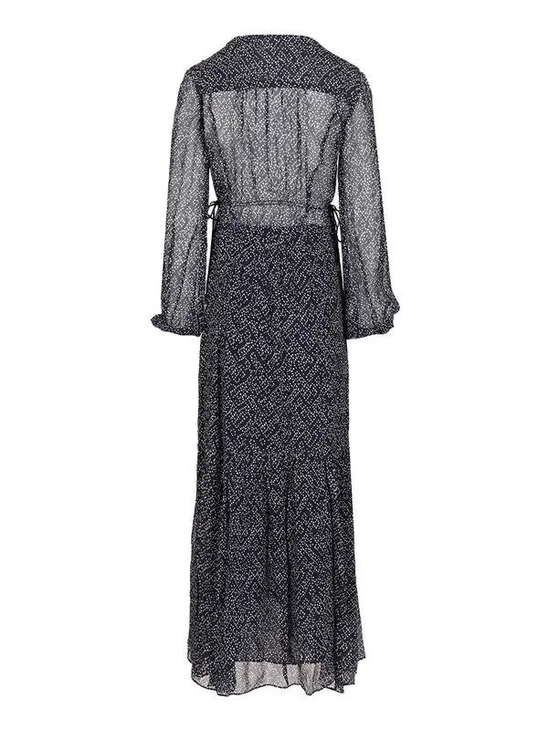Isabel Marant Étoile Briane Long Printed Dress - Blue