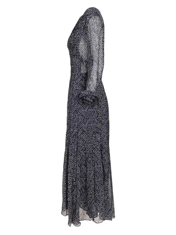 Isabel Marant Étoile Briane Long Printed Dress - Blue