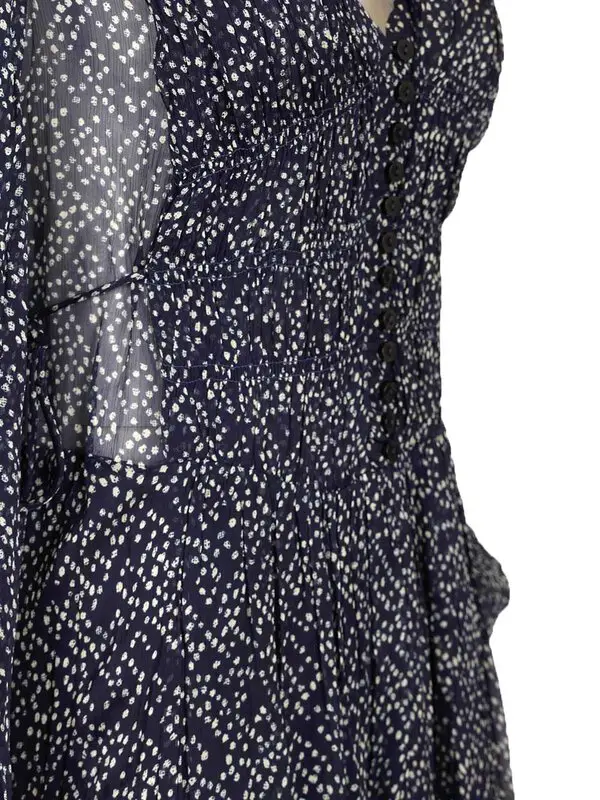 Isabel Marant Étoile Briane Long Printed Dress - Blue