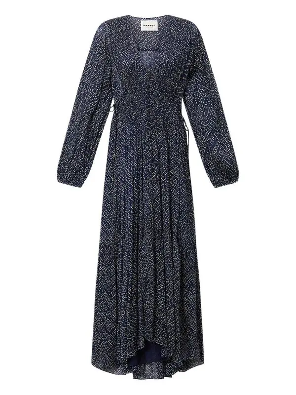 Isabel Marant Étoile Briane Long Printed Dress - Blue