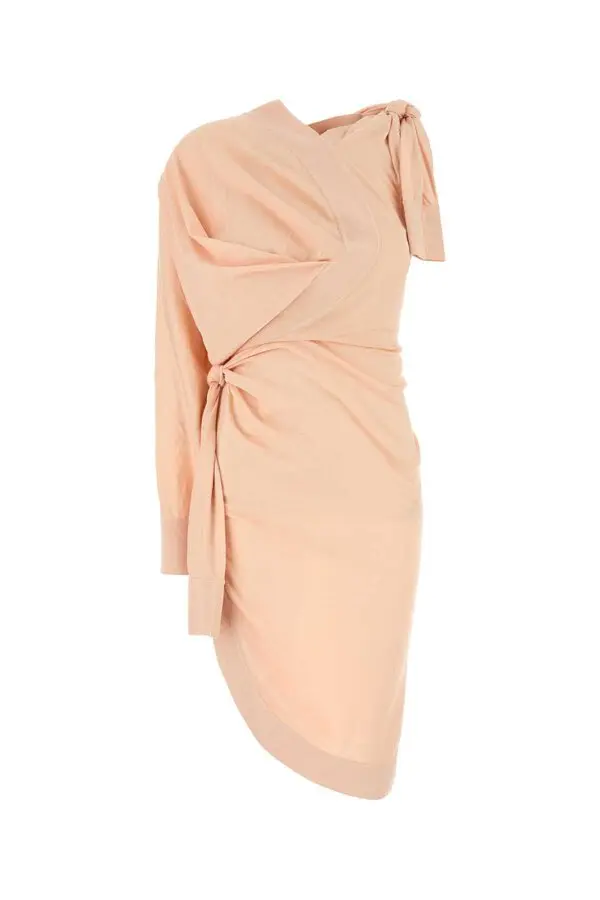 FERRAGAMO Cotton Blend Dress - Pink
