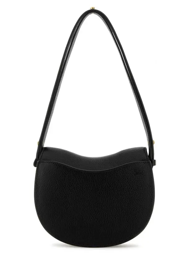 Burberry Leather Small Rocking Horse Shoulder Bag - Black