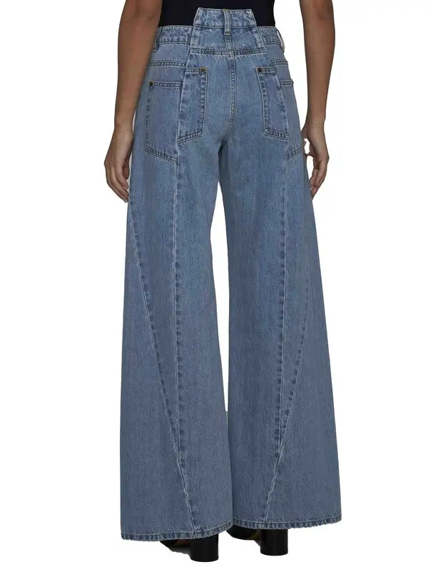 MAISON MARGIELA Wide-leg Paneled Jeans - Multicolor