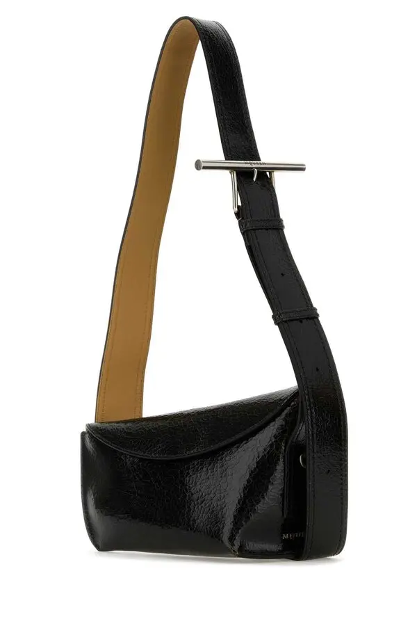 Alexander McQueen Leather Sling Crossbody Bag - Black
