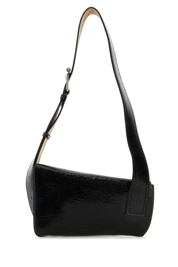 Alexander McQueen Leather Sling Crossbody Bag - Black