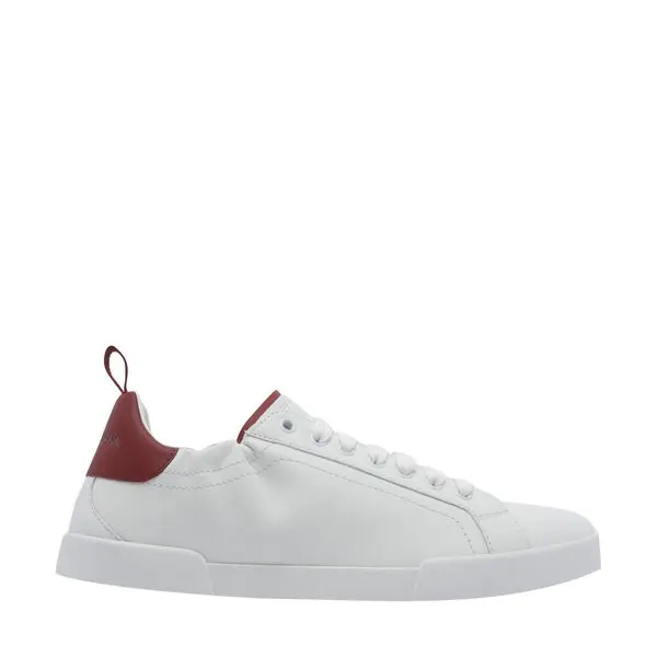 Dolce & Gabbana Portofino Low-top Leather Sneakers - White