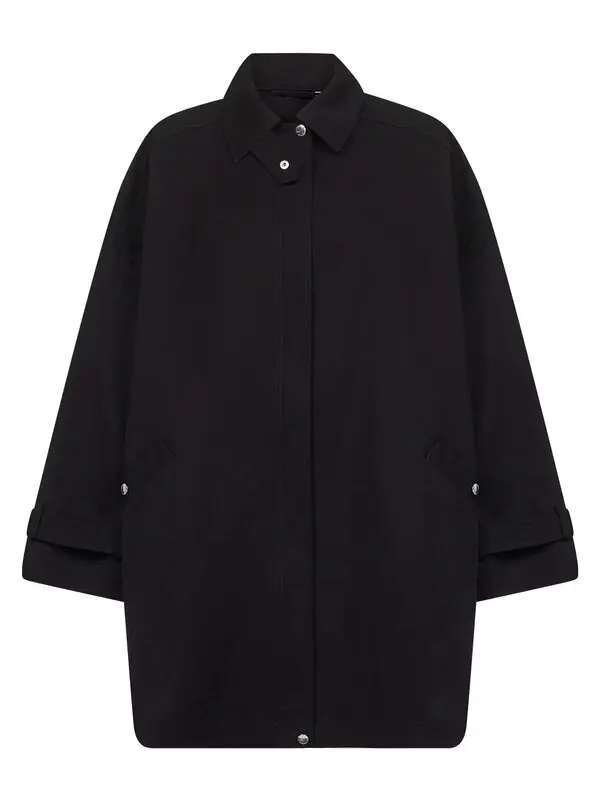 TOTEME Oversized Trench Jacket In Organic Cotton - Multicolor