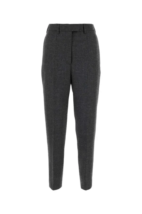Prada Wool Trousers - Gray